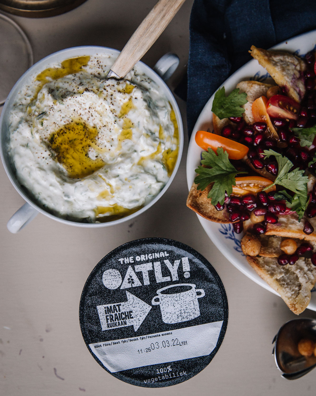 Pitapelti & tzatziki on täydellinen herkku illanistujaisiin tai iisiksi ...